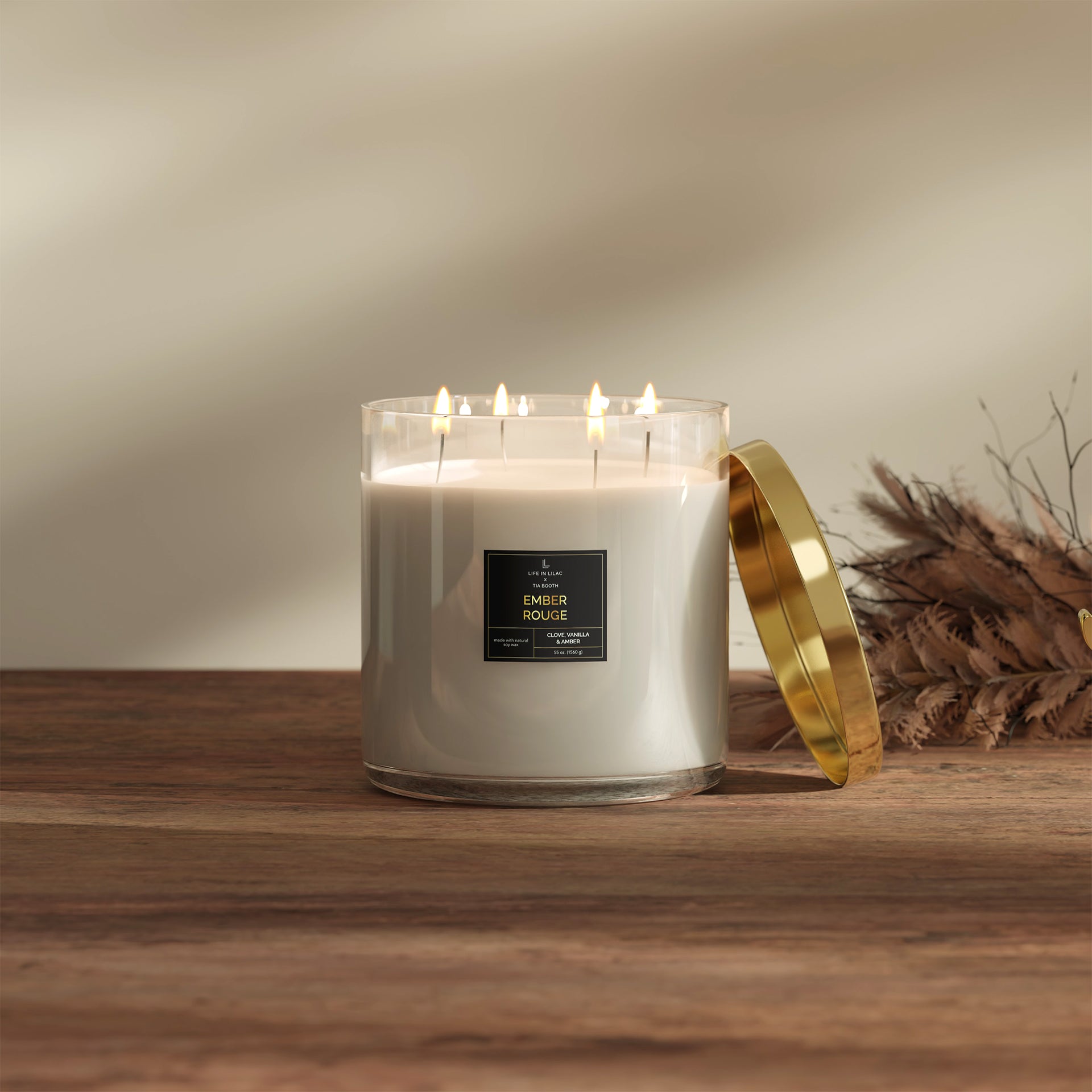 Grand 55 oz Tia Booth Ember Rouge Candle – Life in Lilac